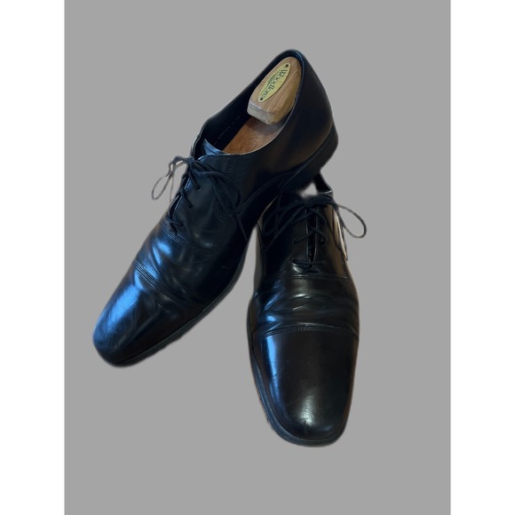 Cole Haan | Shoes | Mens Cole Haan Nikeair Black Leather Dress Shoes ...